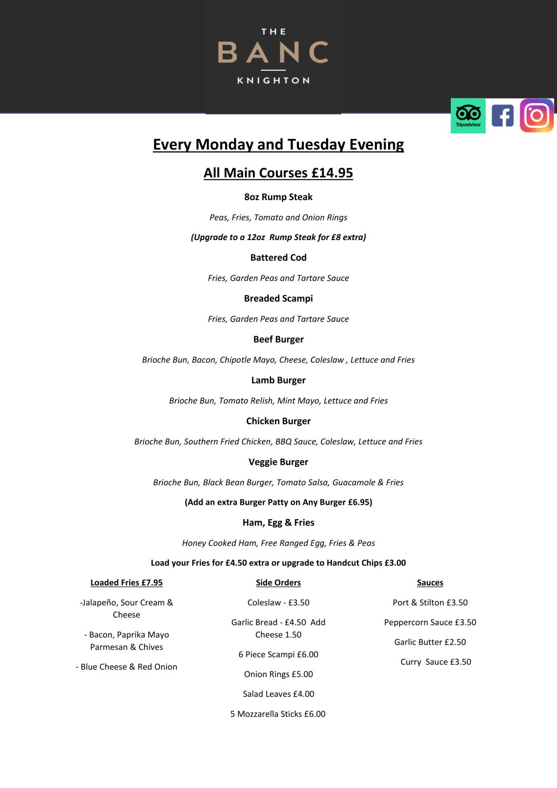 Grill Night | The Banc Knighton