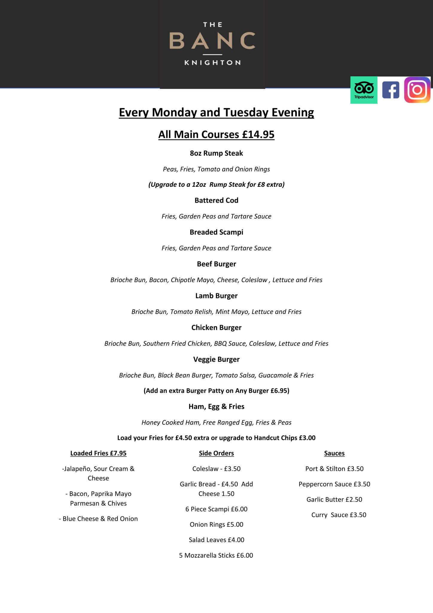 Grill Night | The Banc Knighton